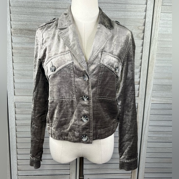 CAbi | Jackets & Coats | Cabi Sunday Topper Velvety Cropped Jacket ...